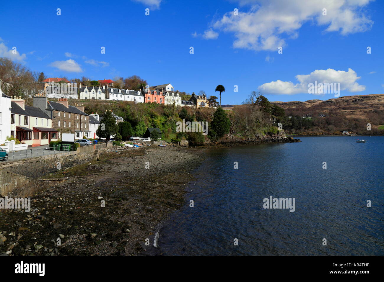 Portree Harbor, Scotland Stock Photo - Alamy
