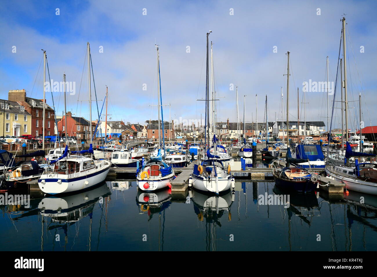 Arbroath Harbor, Scotland Stock Photo - Alamy