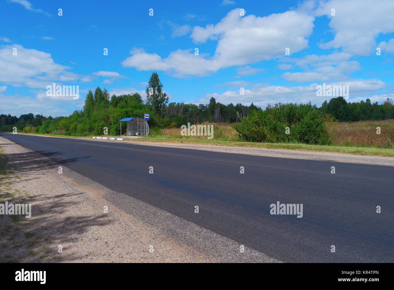 Highway And Bus Stop High Resolution Stock Photography and Images - Alamy