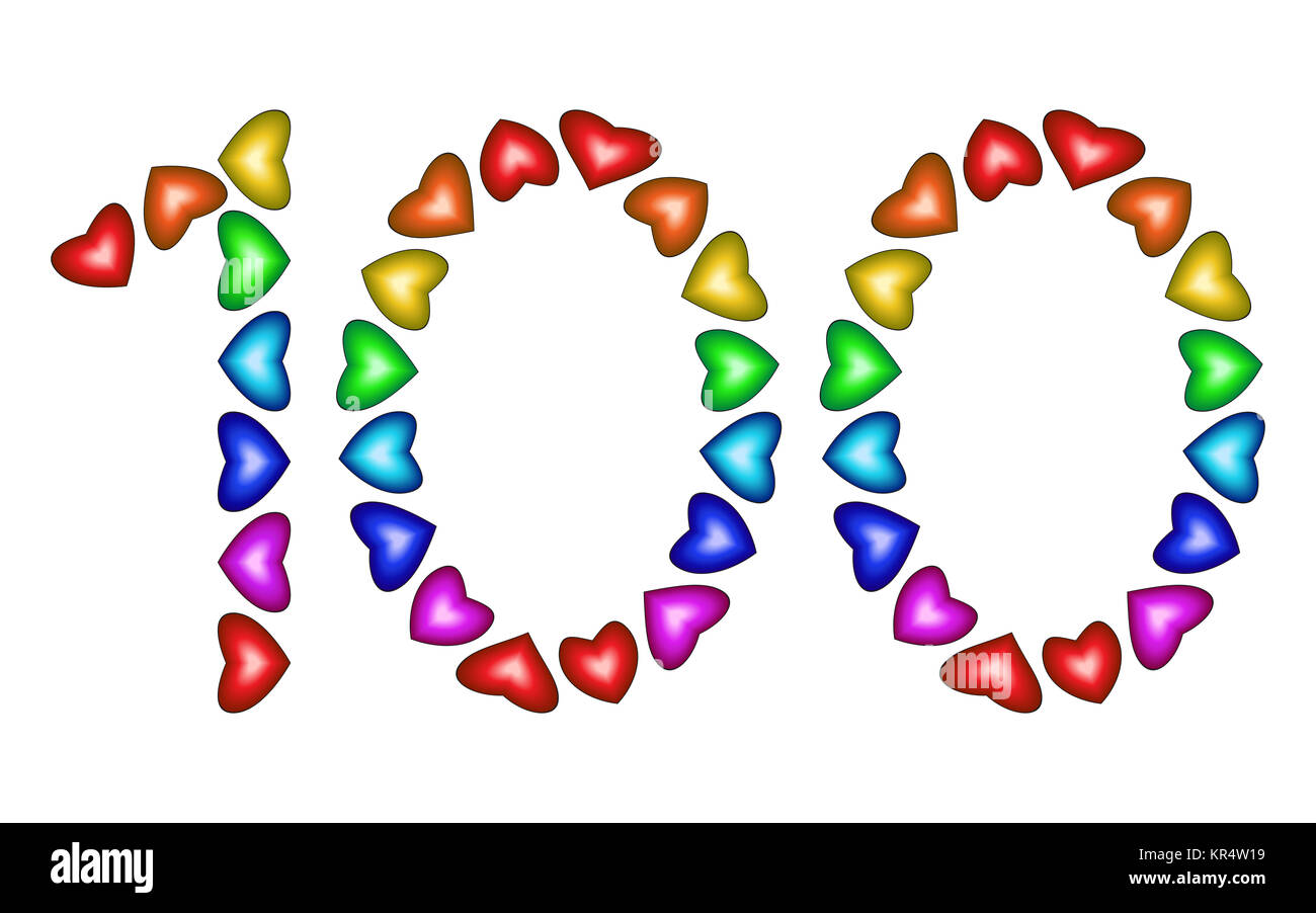 100 years typography hi-res stock photography and images - Alamy