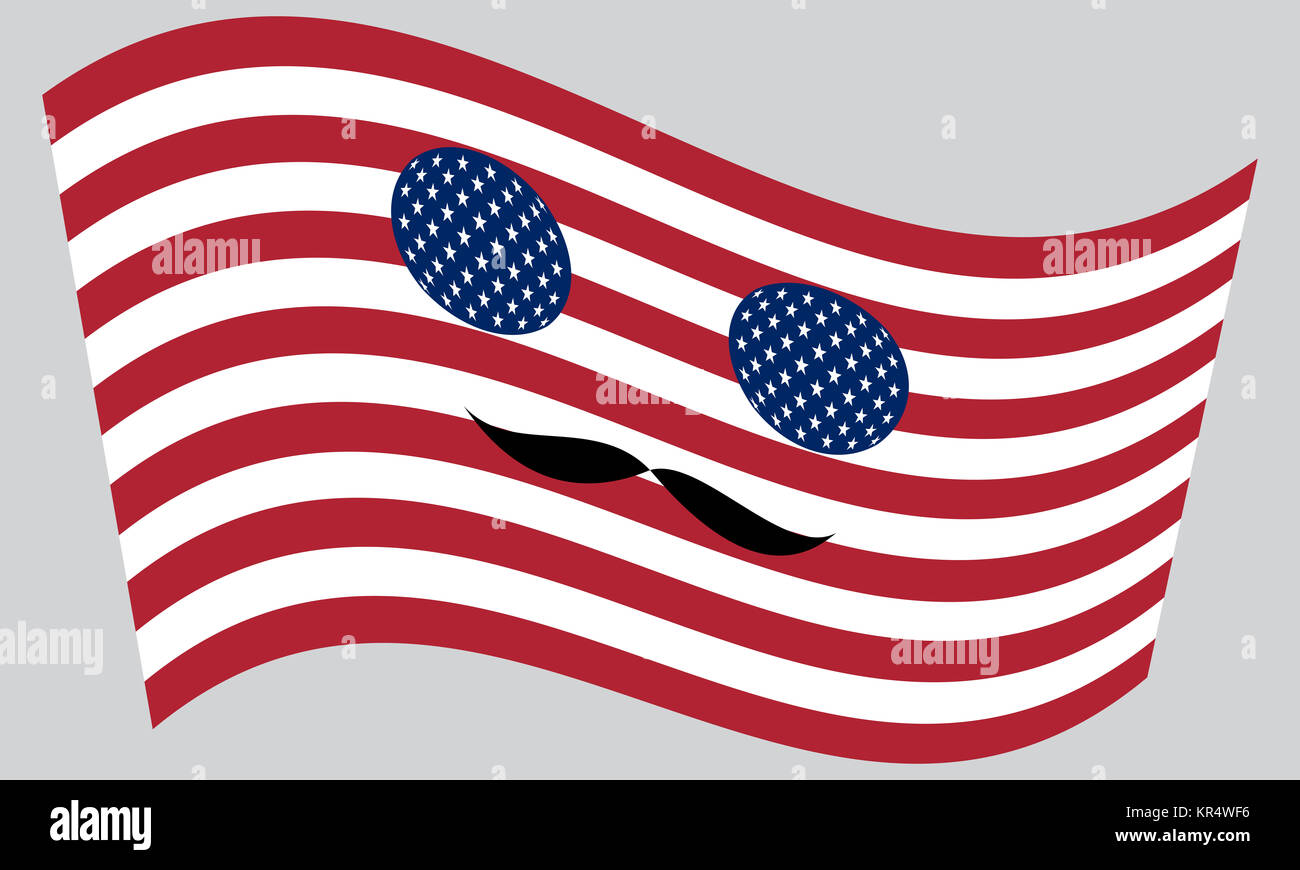 Cartoon patriotic face hi-res stock photography and images - Alamy