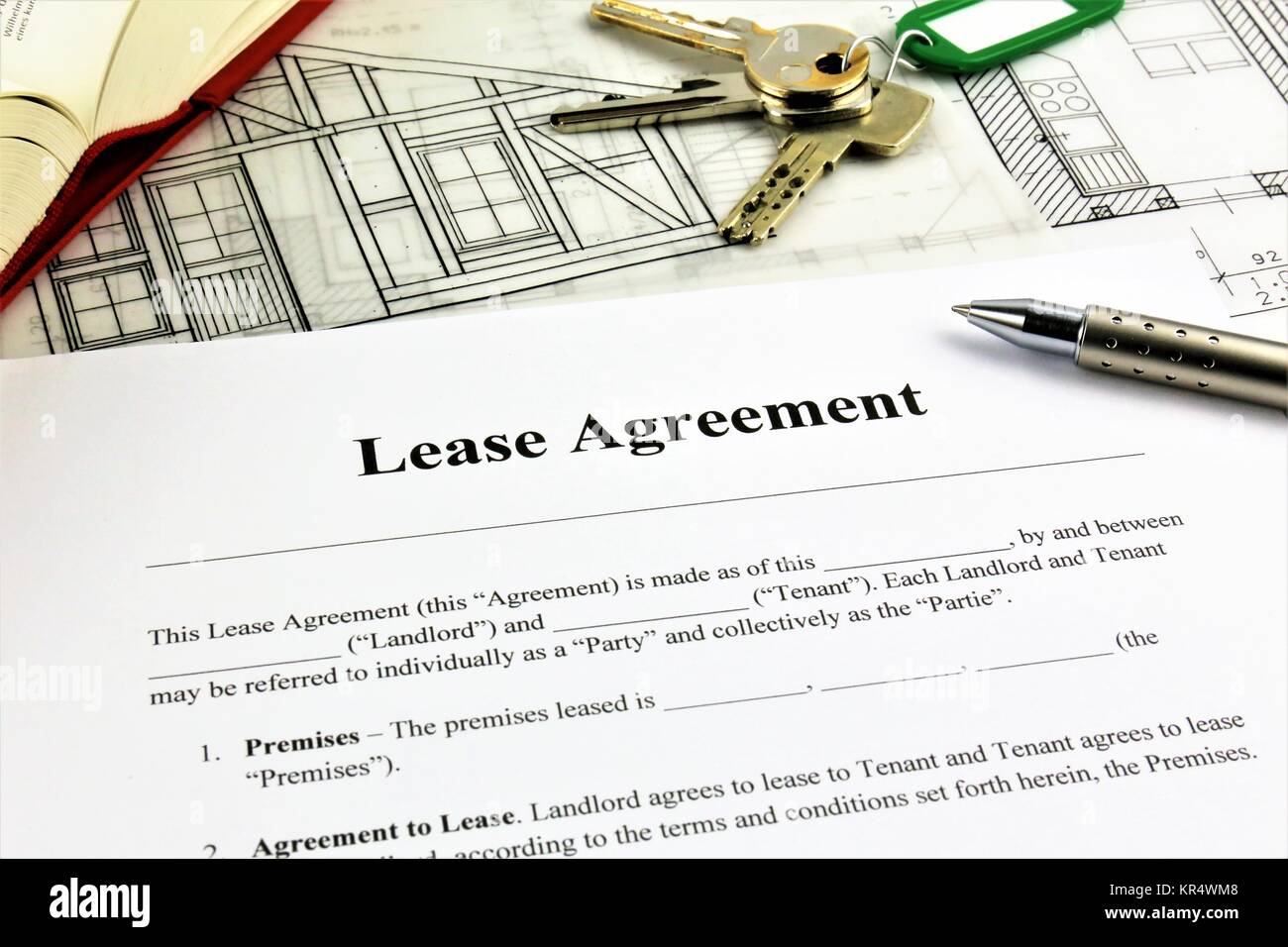 An concept Image of a Lease Agreement Stock Photo - Alamy