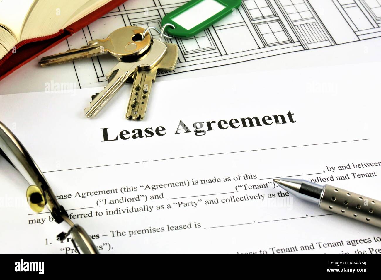 An concept Image of a Lease Agreement Stock Photo - Alamy