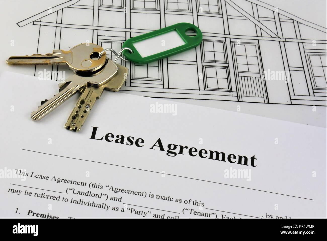 An concept Image of a Lease Agreement Stock Photo - Alamy