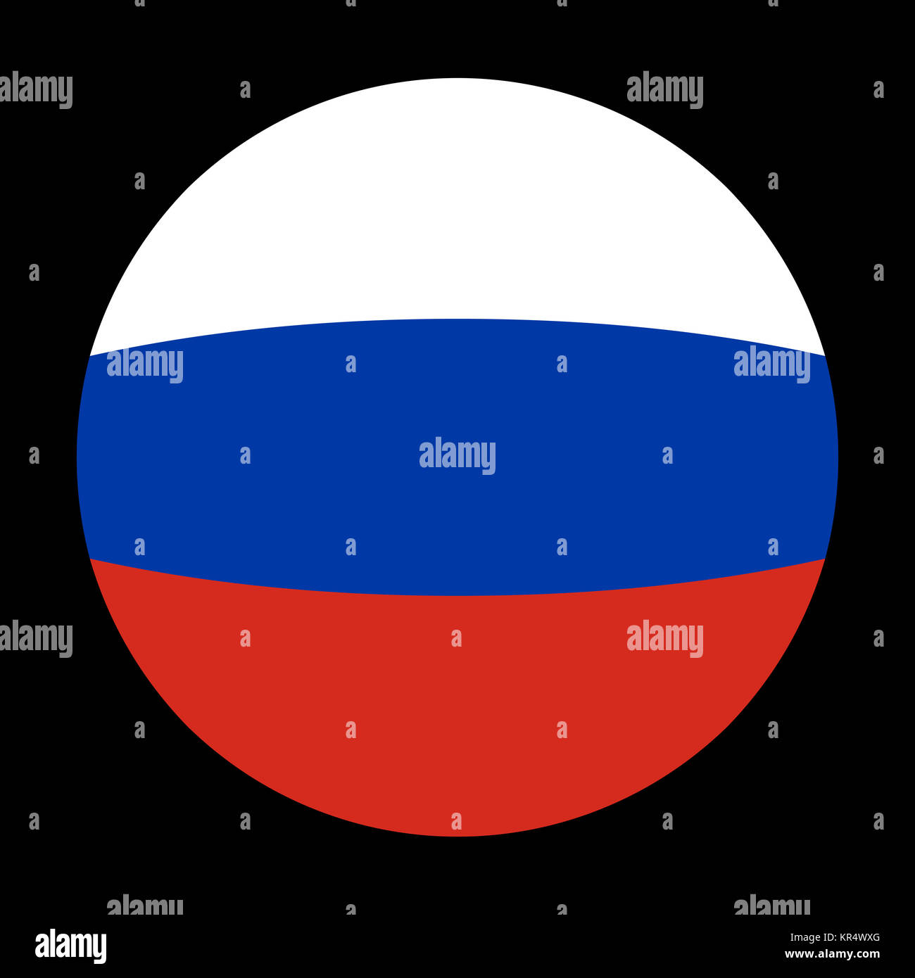 Russian flag sphere Stock Photo - Alamy
