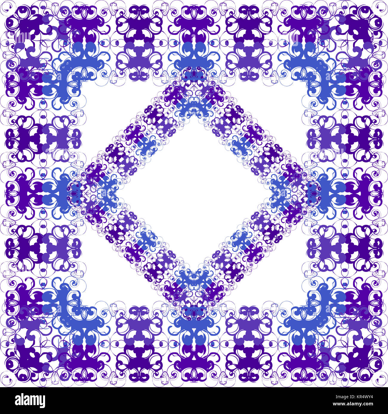 Floral purple pattern Stock Photo - Alamy