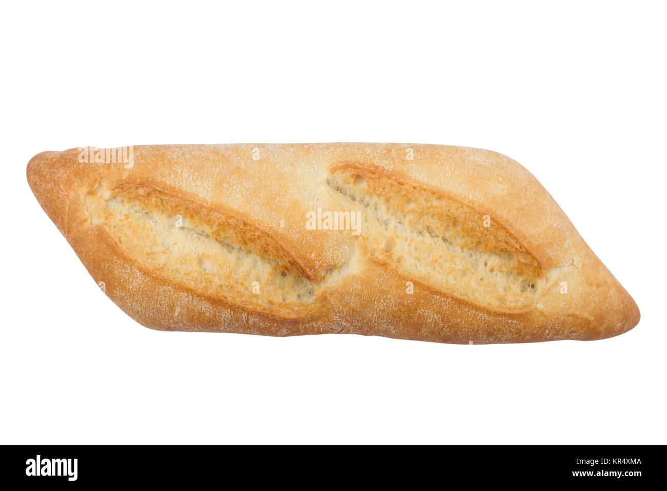 White small bread on white background Stock Photo - Alamy