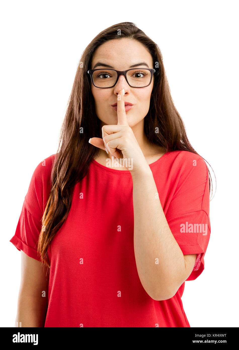 Shhhhh, Silence please!!! Stock Photo - Alamy