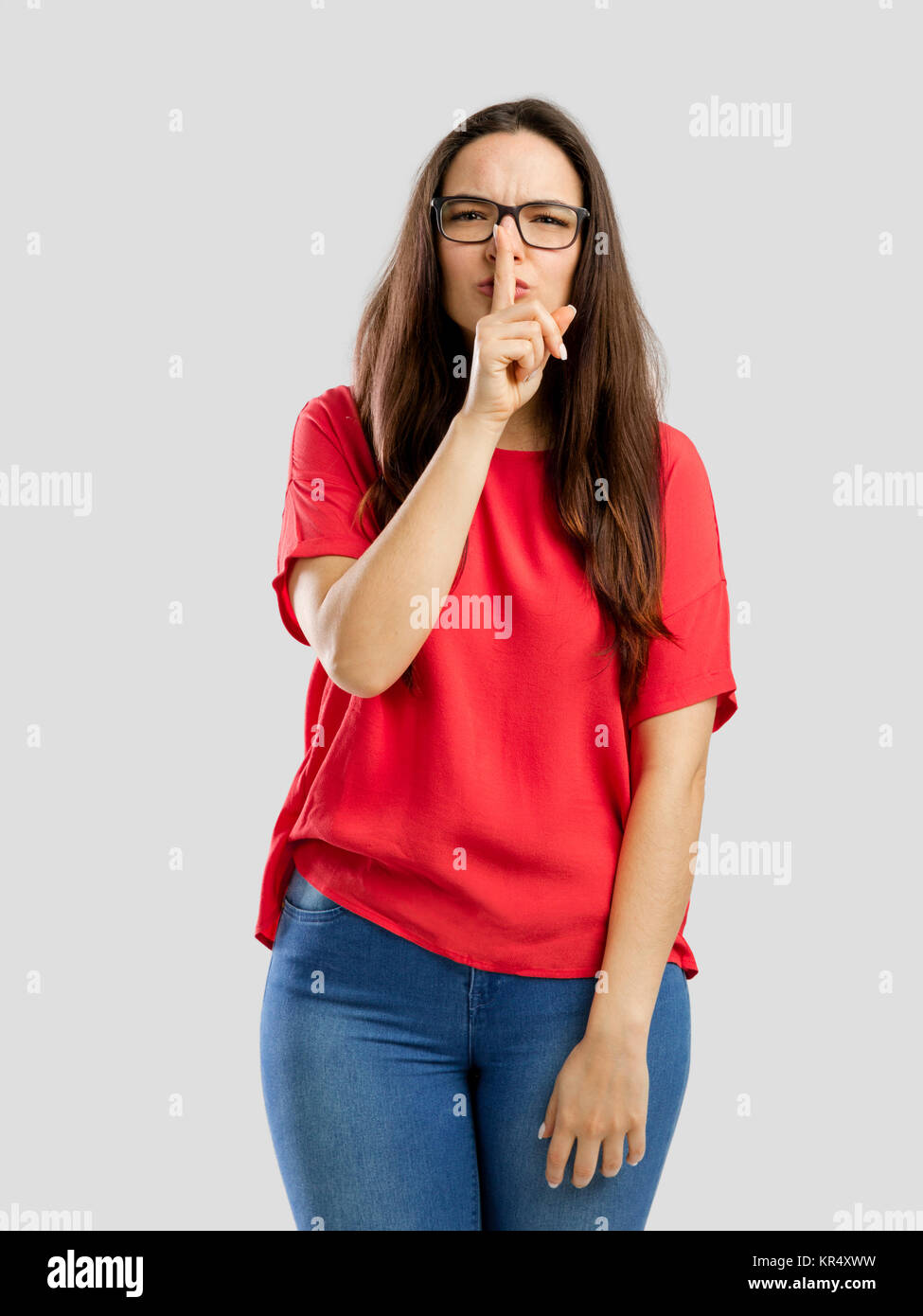 Shhhhh, Silence please!!! Stock Photo - Alamy