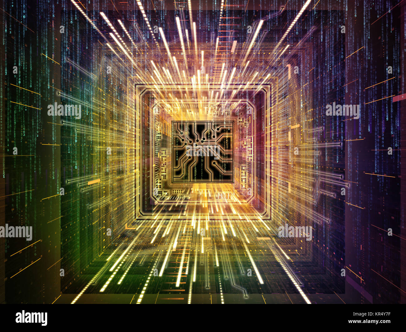 Perspectives of CPU Stock Photo - Alamy