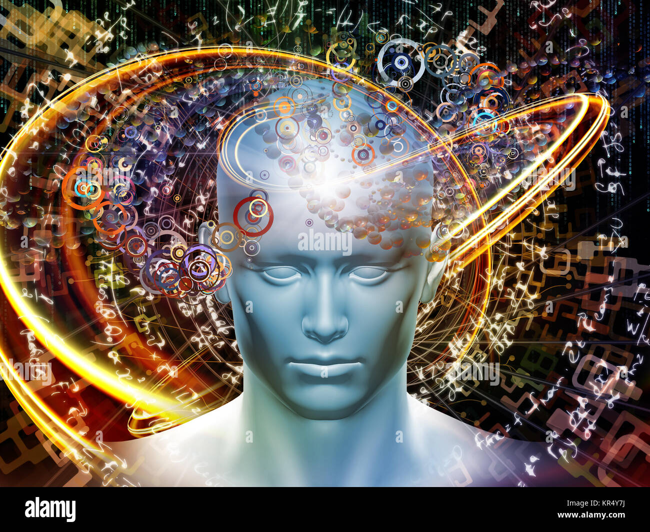 Processing Math Mentality Stock Photo - Alamy