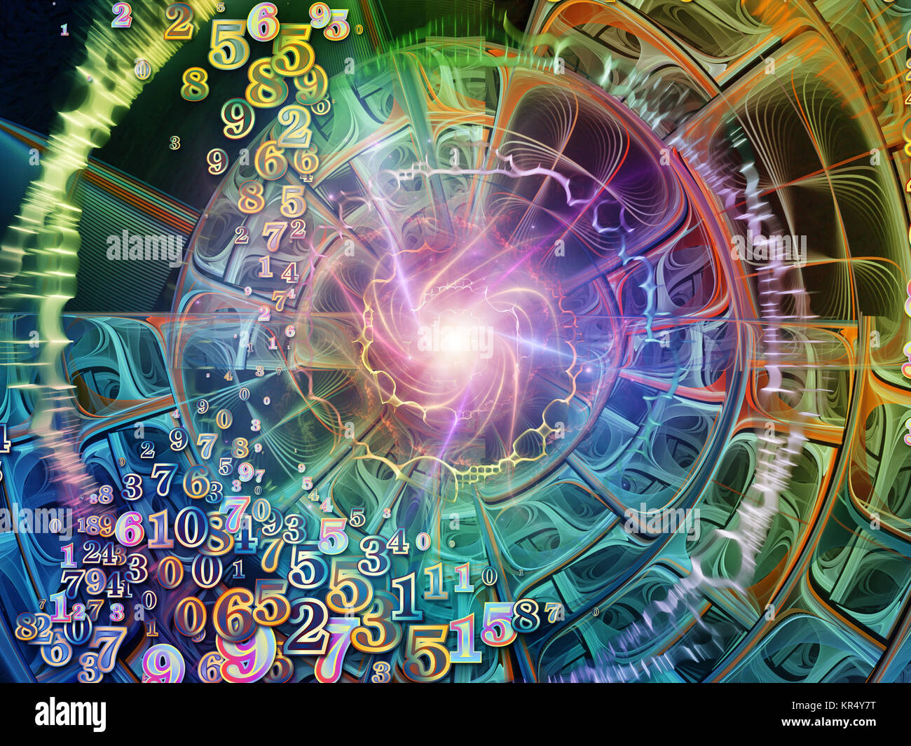 Visualization of Infinity Stock Photo - Alamy