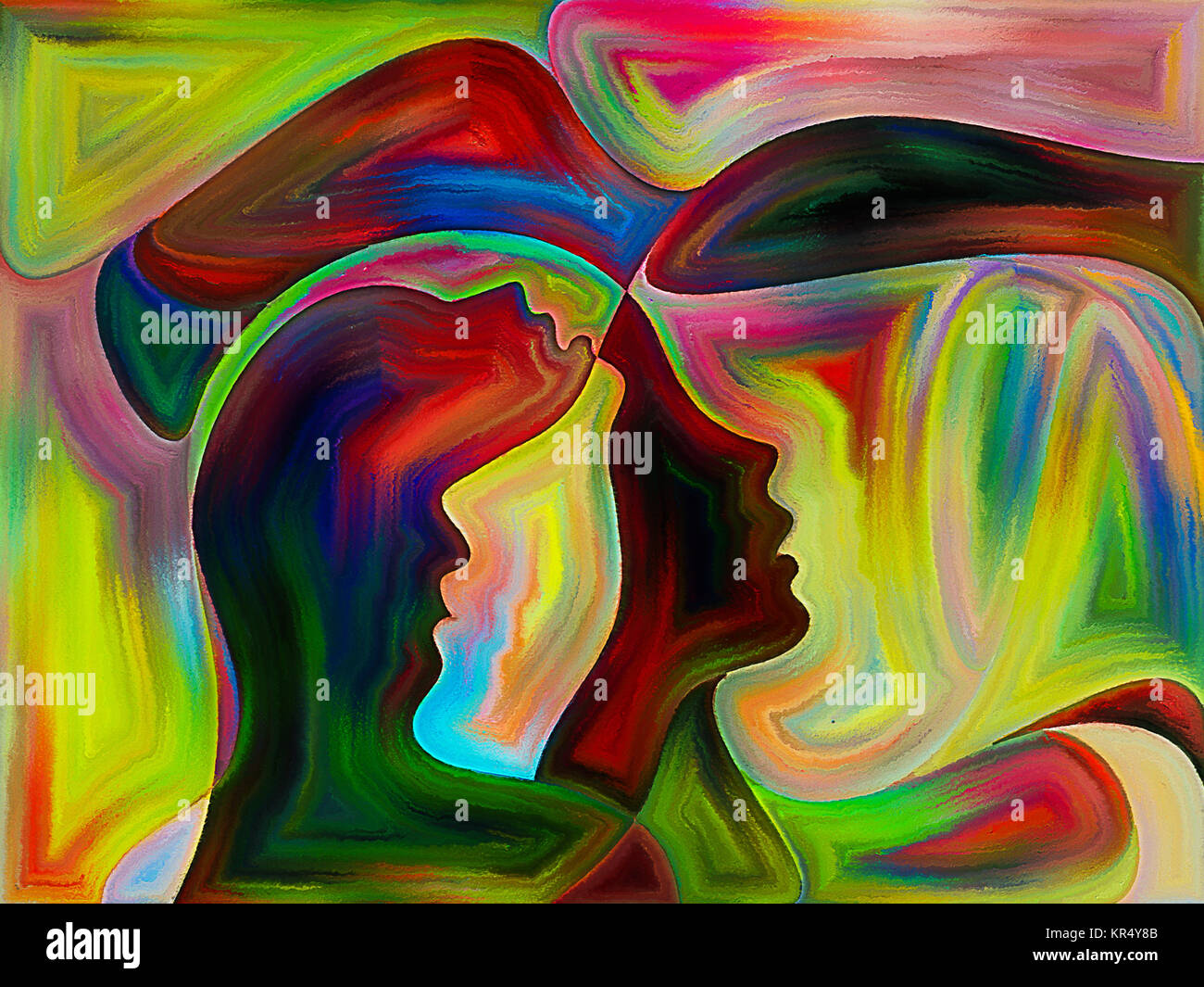 Angels of Color Stock Photo - Alamy