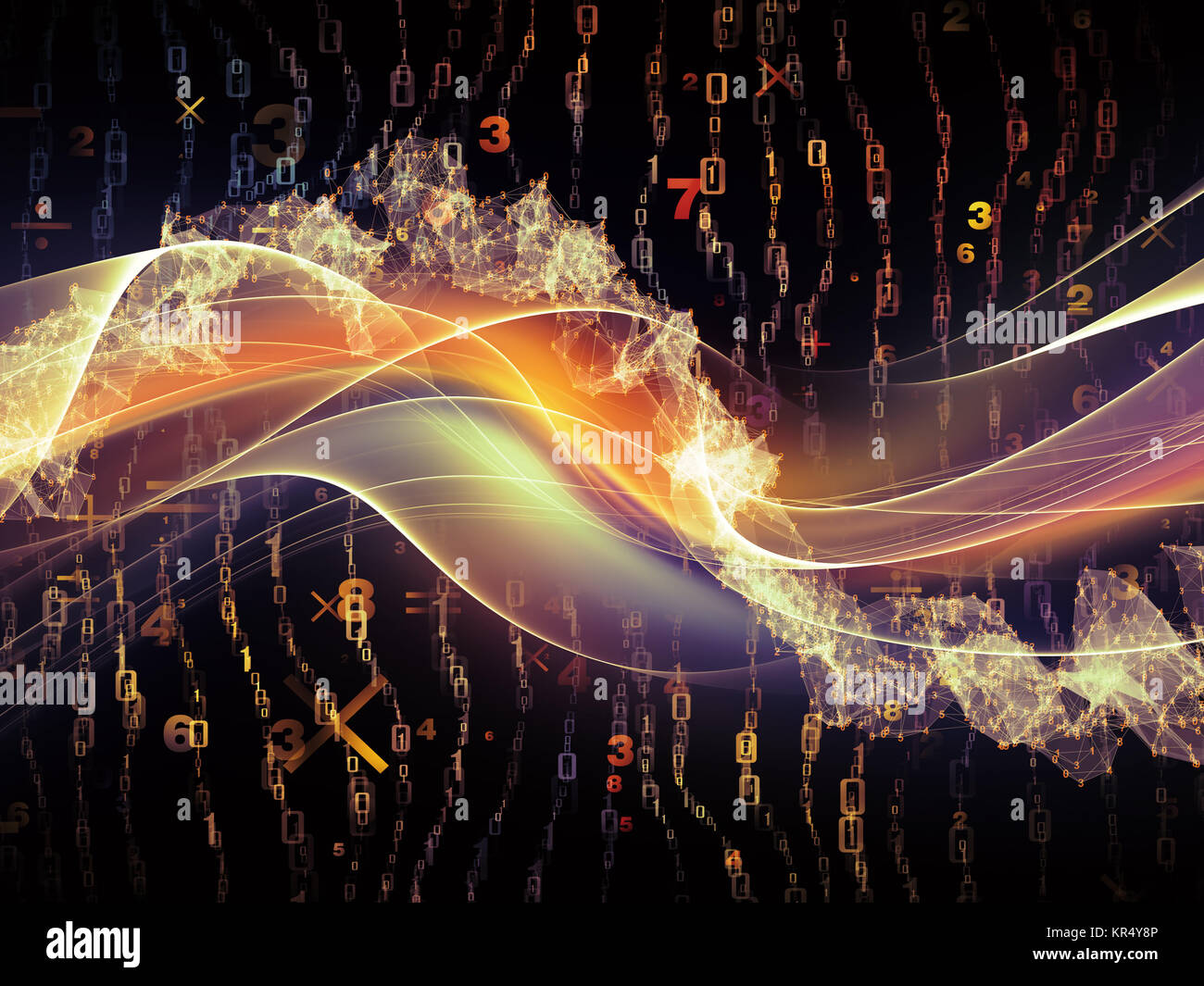 Toward Digital Wave Stock Photo - Alamy