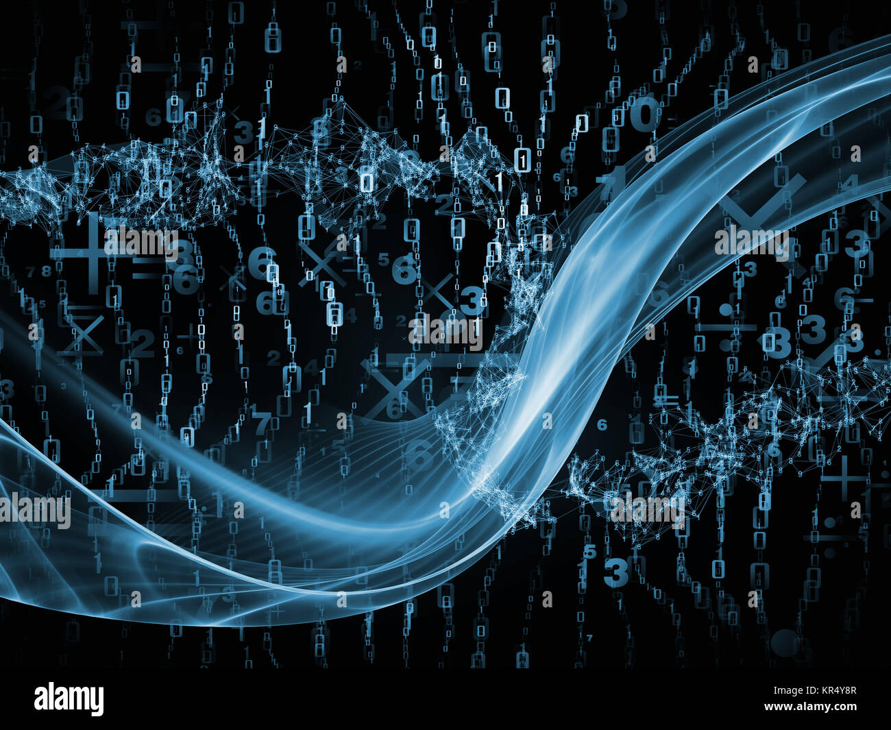 Toward Digital Wave Stock Photo - Alamy
