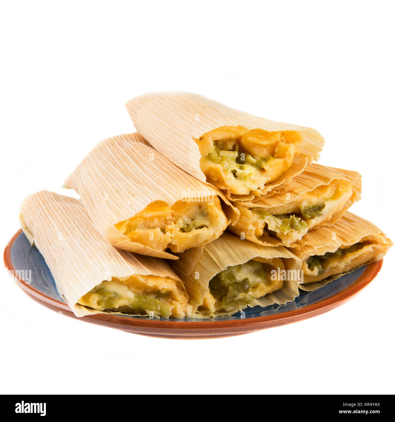 Tamales mexican food Cut Out Stock Images & Pictures - Alamy