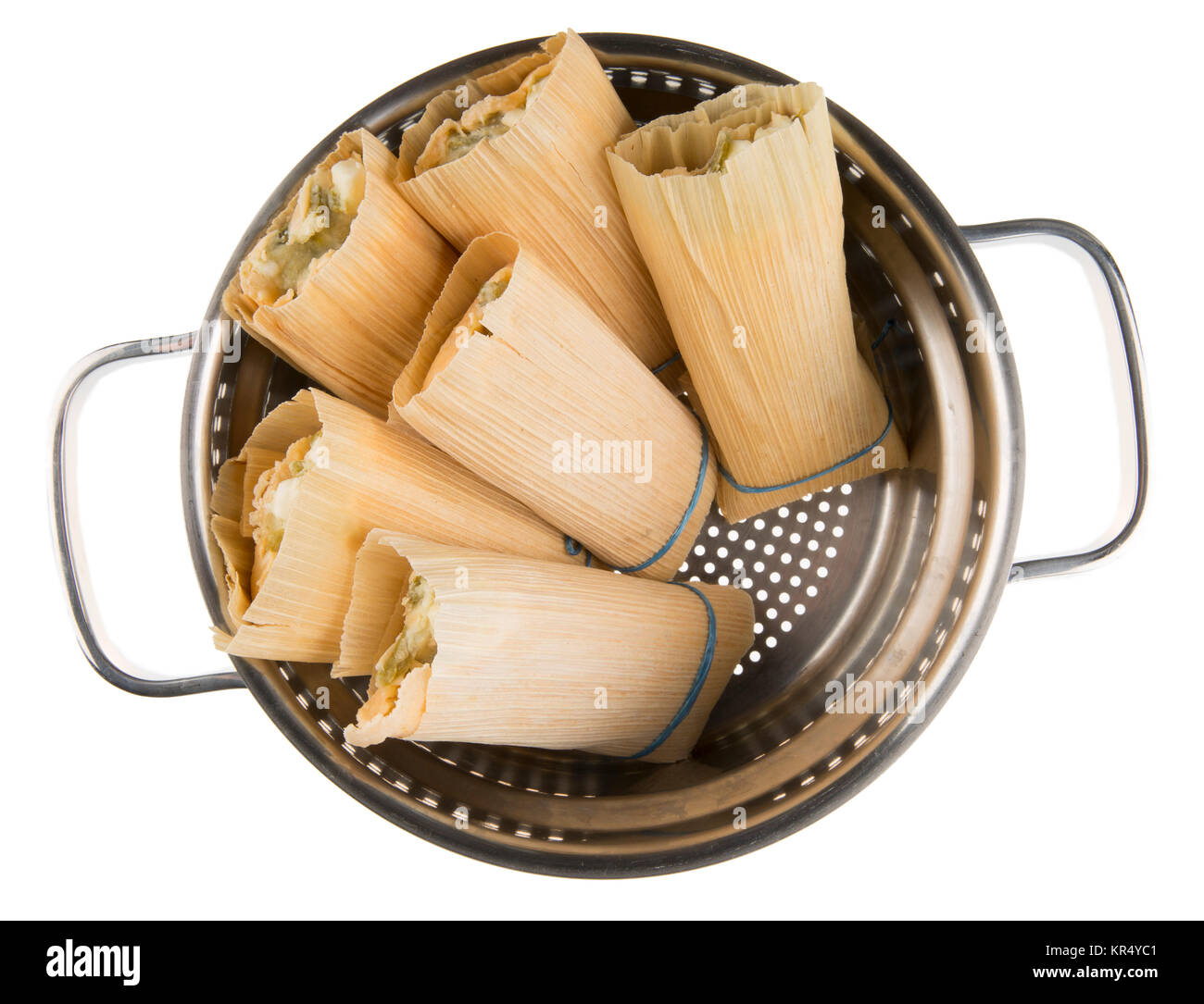 Tamales in Steamer Stock Photo - Alamy