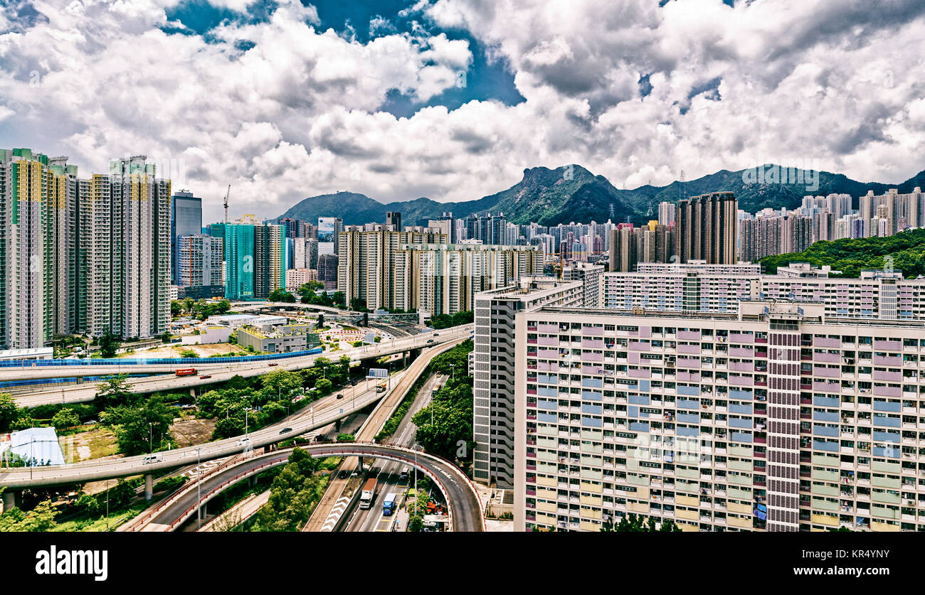 hong kong public estate Stock Photo - Alamy