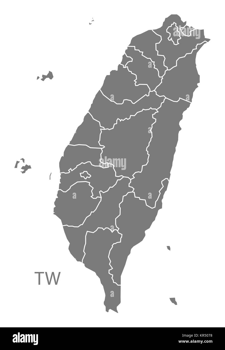 Taiwan map Black and White Stock Photos & Images - Alamy