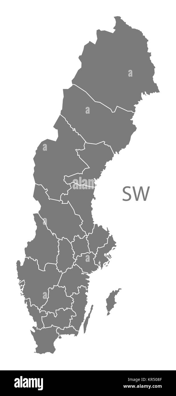 Sweden map icon simple Cut Out Stock Images & Pictures - Alamy