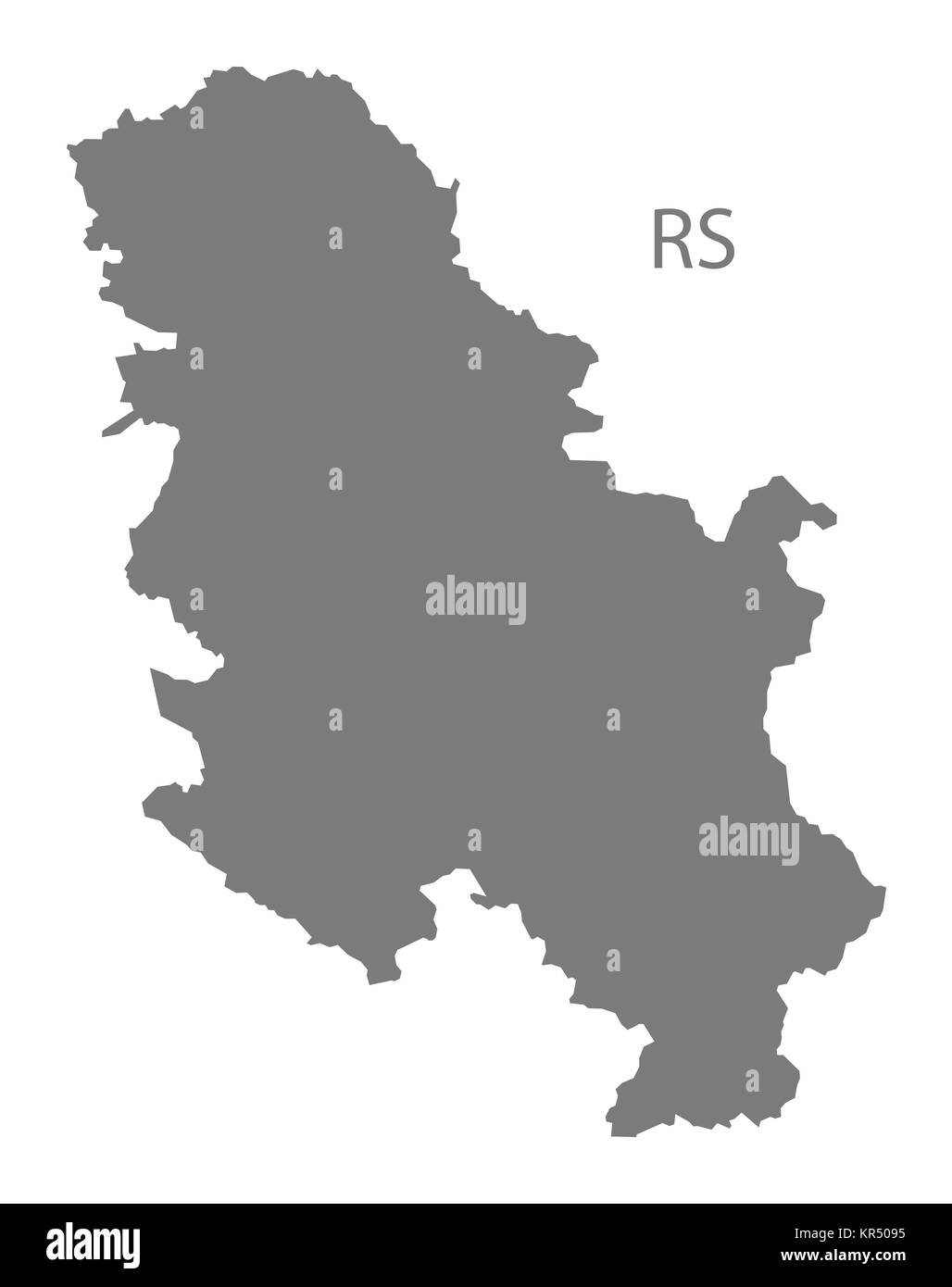 Serbia map hi-res stock photography and images - Alamy