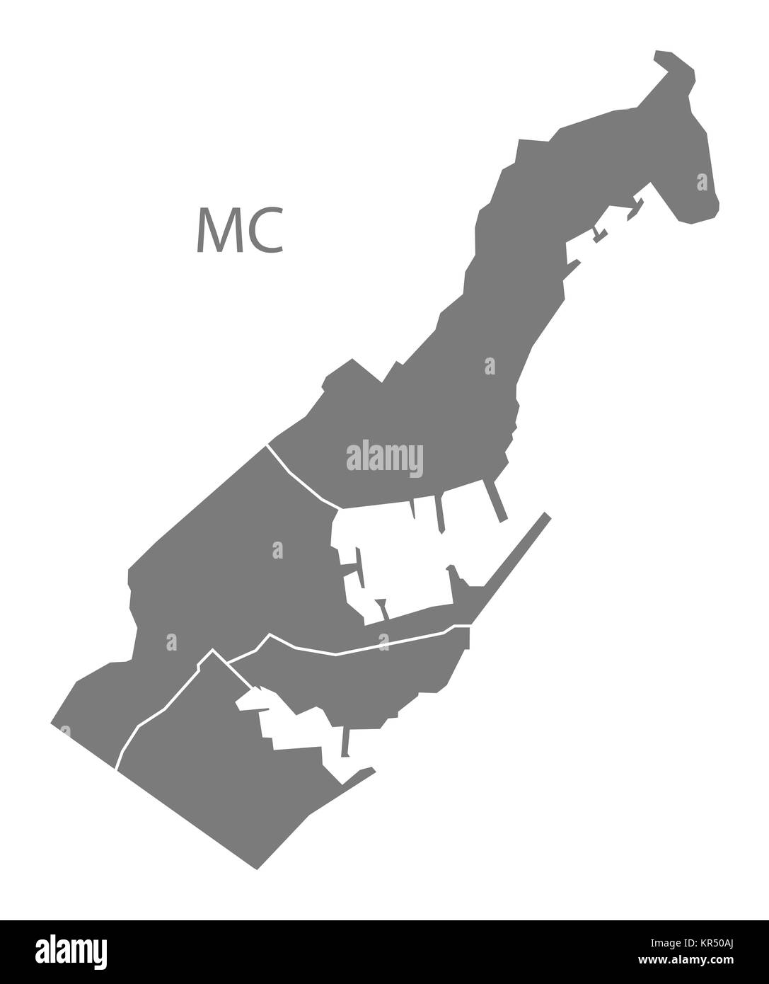 Map of monaco hi-res stock photography and images - Alamy