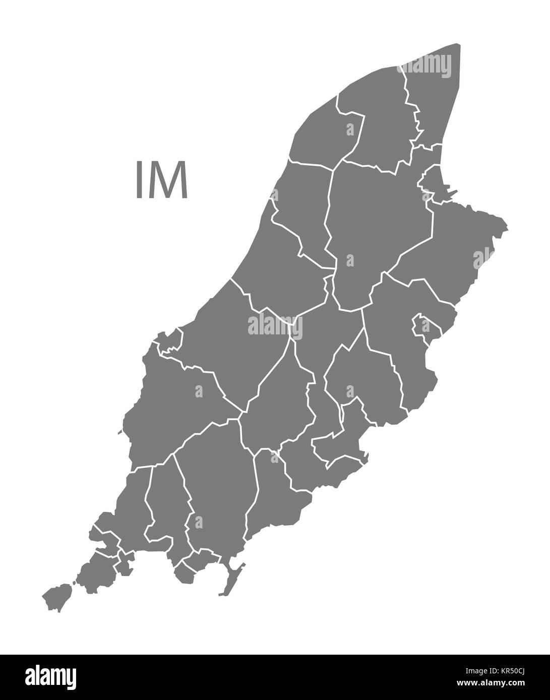 Isle of man map hi-res stock photography and images - Alamy