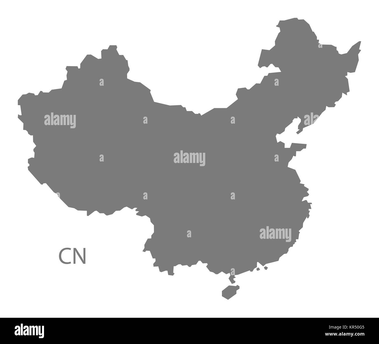 Map of china provinces hi-res stock photography and images - Alamy