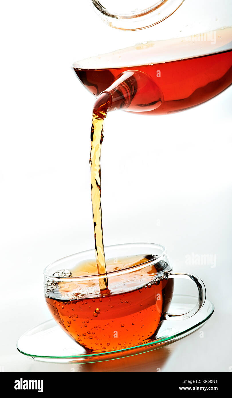 Tee im Glas Stock Photo - Alamy