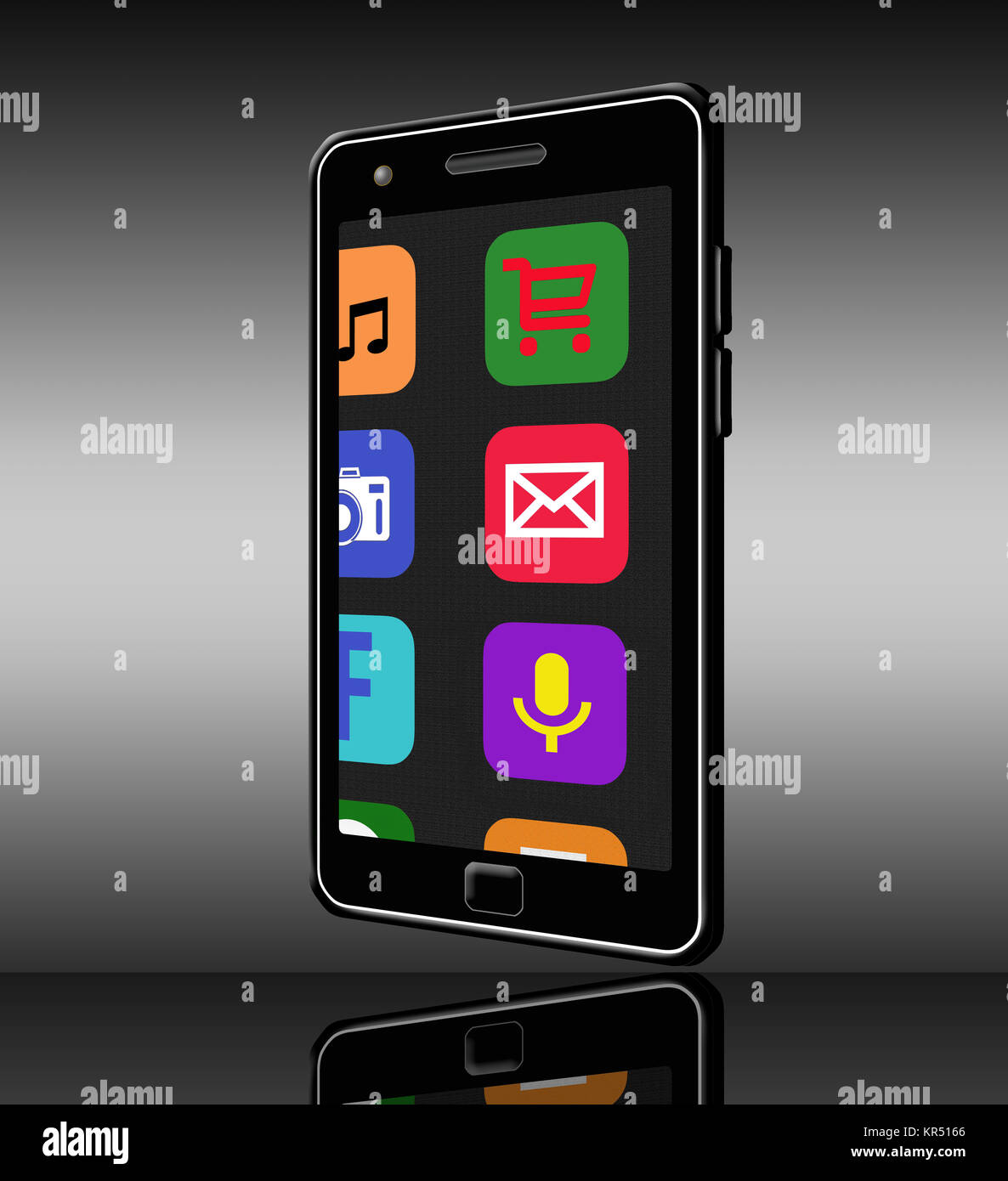 App icons are huge on this cell phone for a visually handicapped person ...