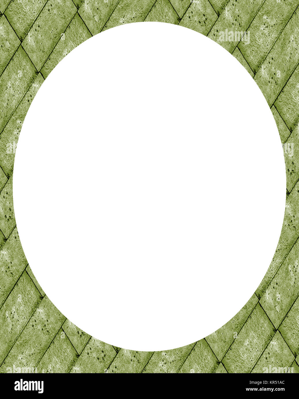 Circle White Frame Background with Decorated Borders Stock Photo - Alamy