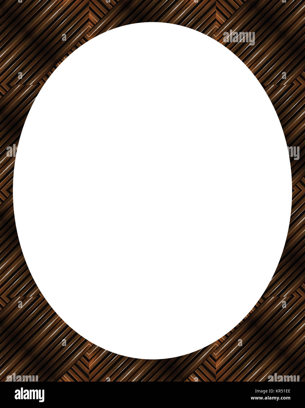 Circle White Frame Background with Decorated Borders Stock Photo - Alamy