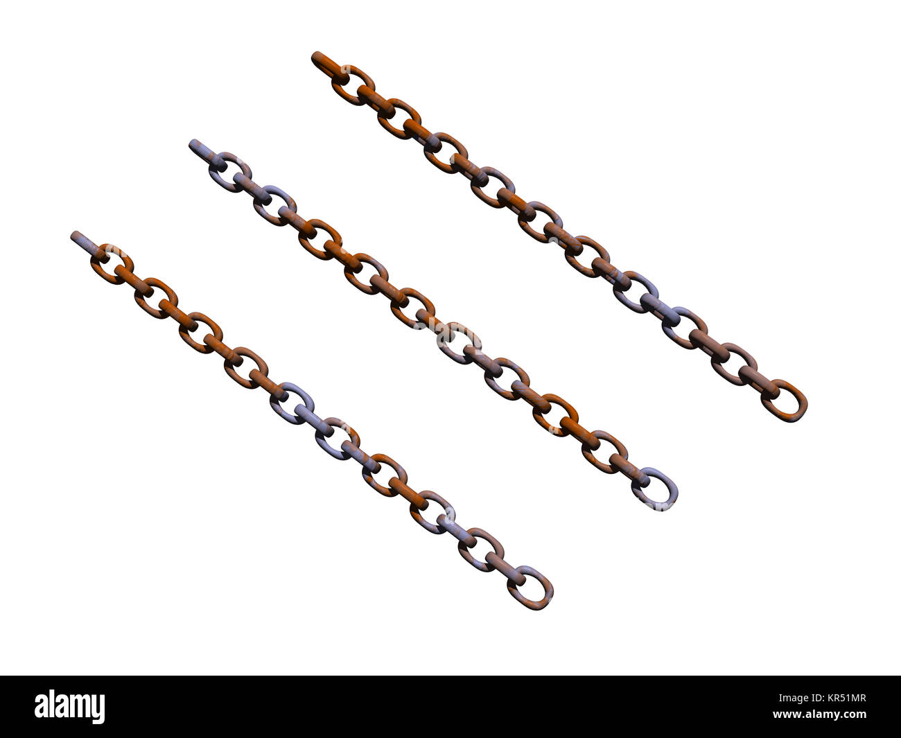 Rusty chains exposed Stock Photo - Alamy