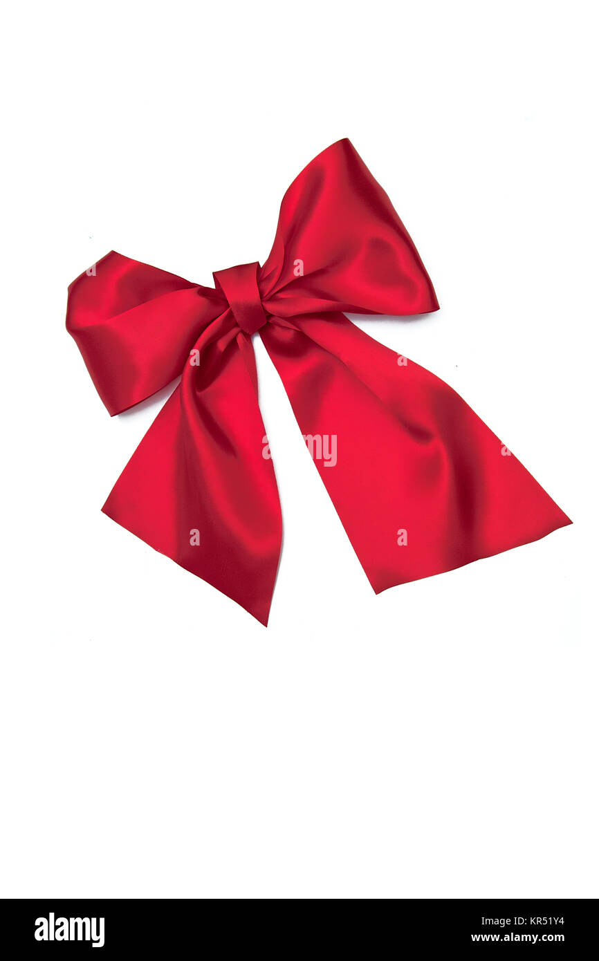 Red festival loop isolated on white background Stock Photo - Alamy