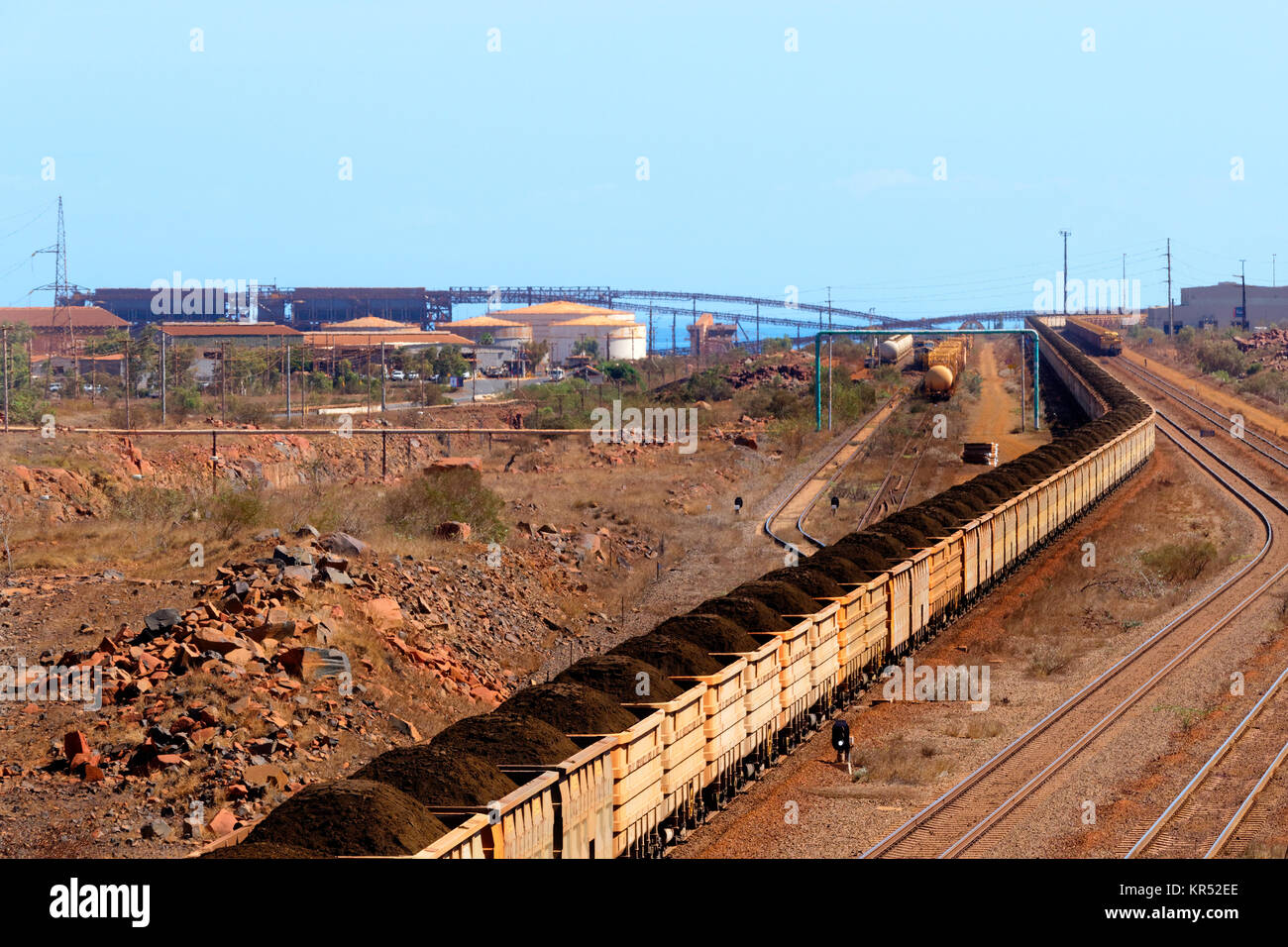 Pilbara iron train hi-res stock photography and images - Alamy