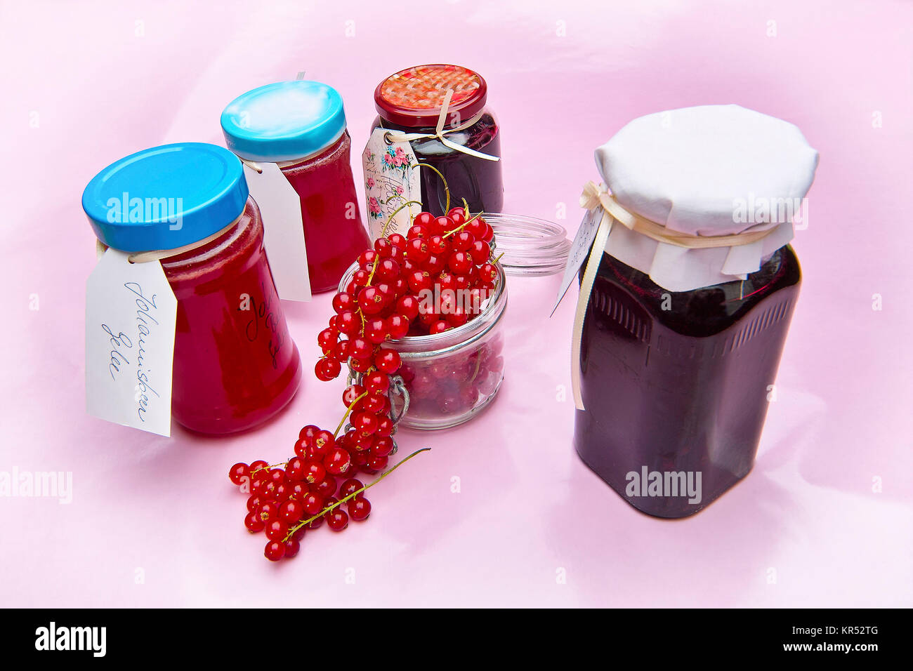 Currants in the glass Stock Photo - Alamy