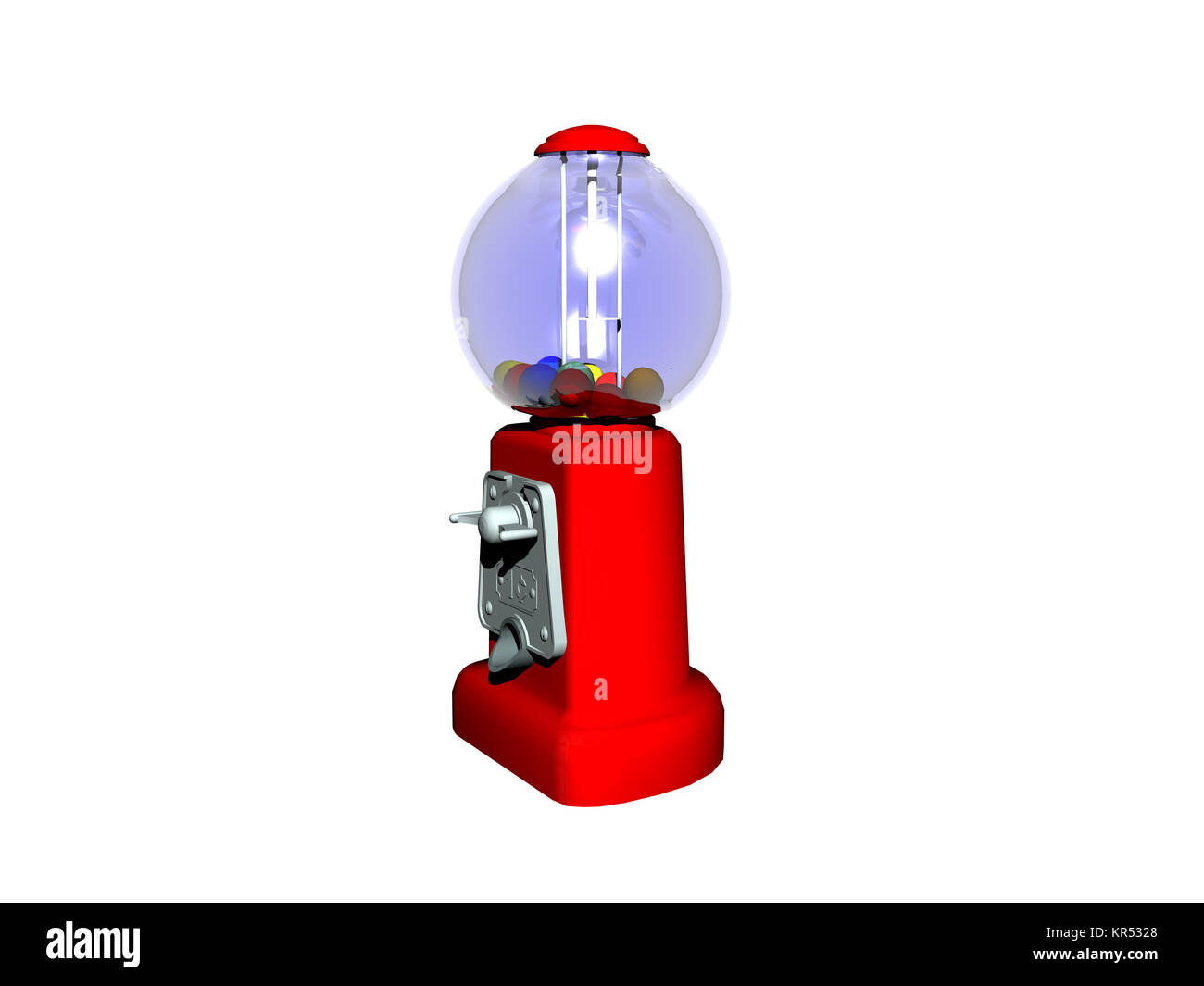 gumball machine isolated Stock Photo - Alamy