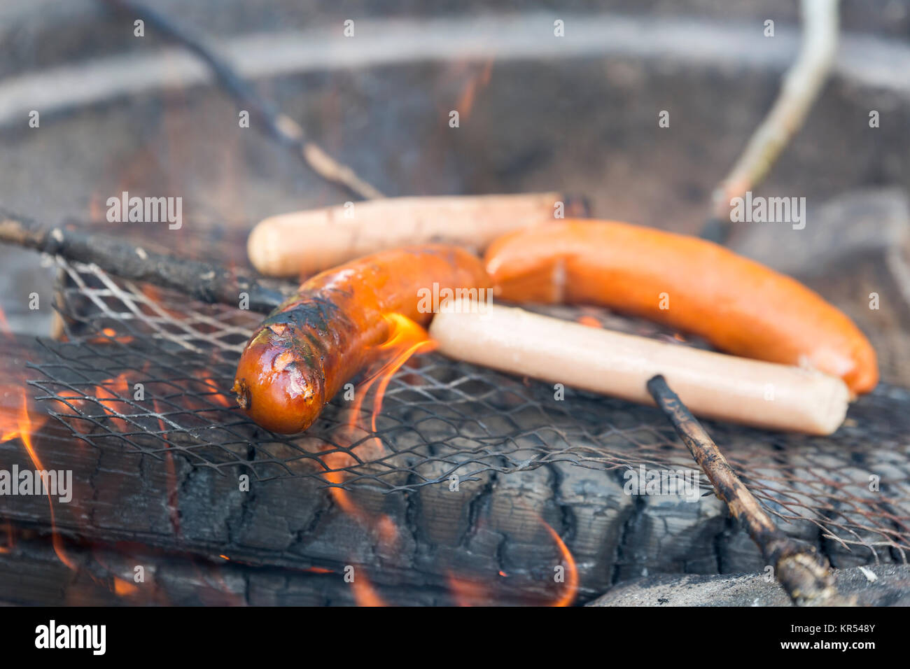 Fire conflagration grill barbecue hi-res stock photography and images ...