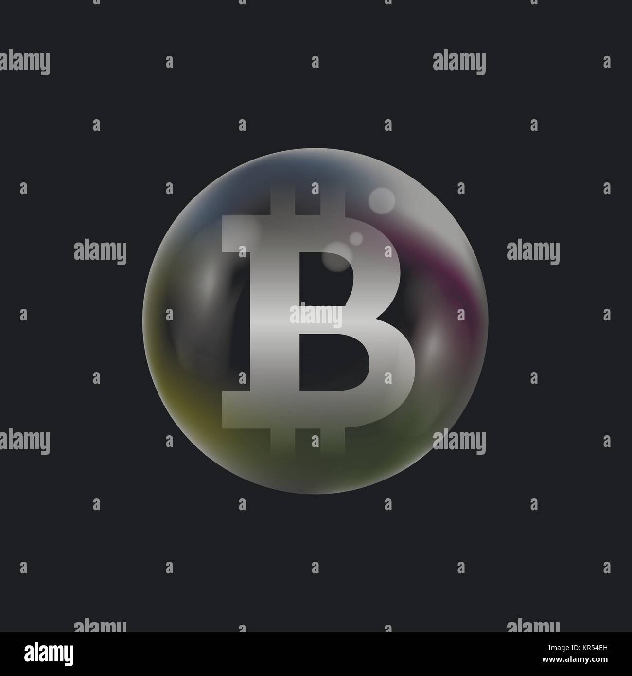 Rainbow color of soap bubble Stock Vector Images - Alamy