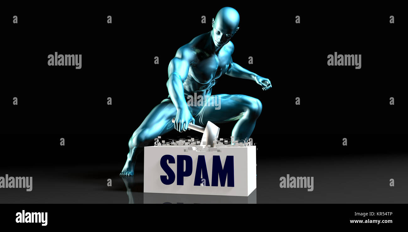 Get Rid of Spam Stock Photo - Alamy