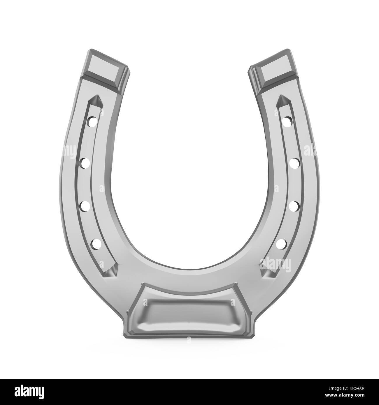 Lucky horseshoe isolated Black and White Stock Photos & Images - Alamy
