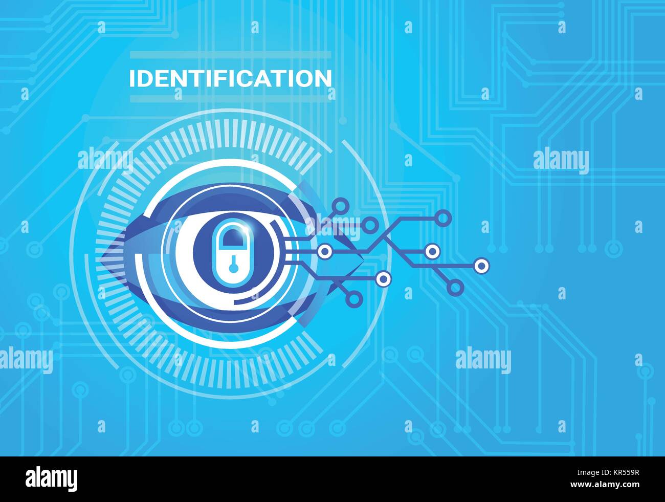 Identification System Retina Scanning Access Technology Protection And ...