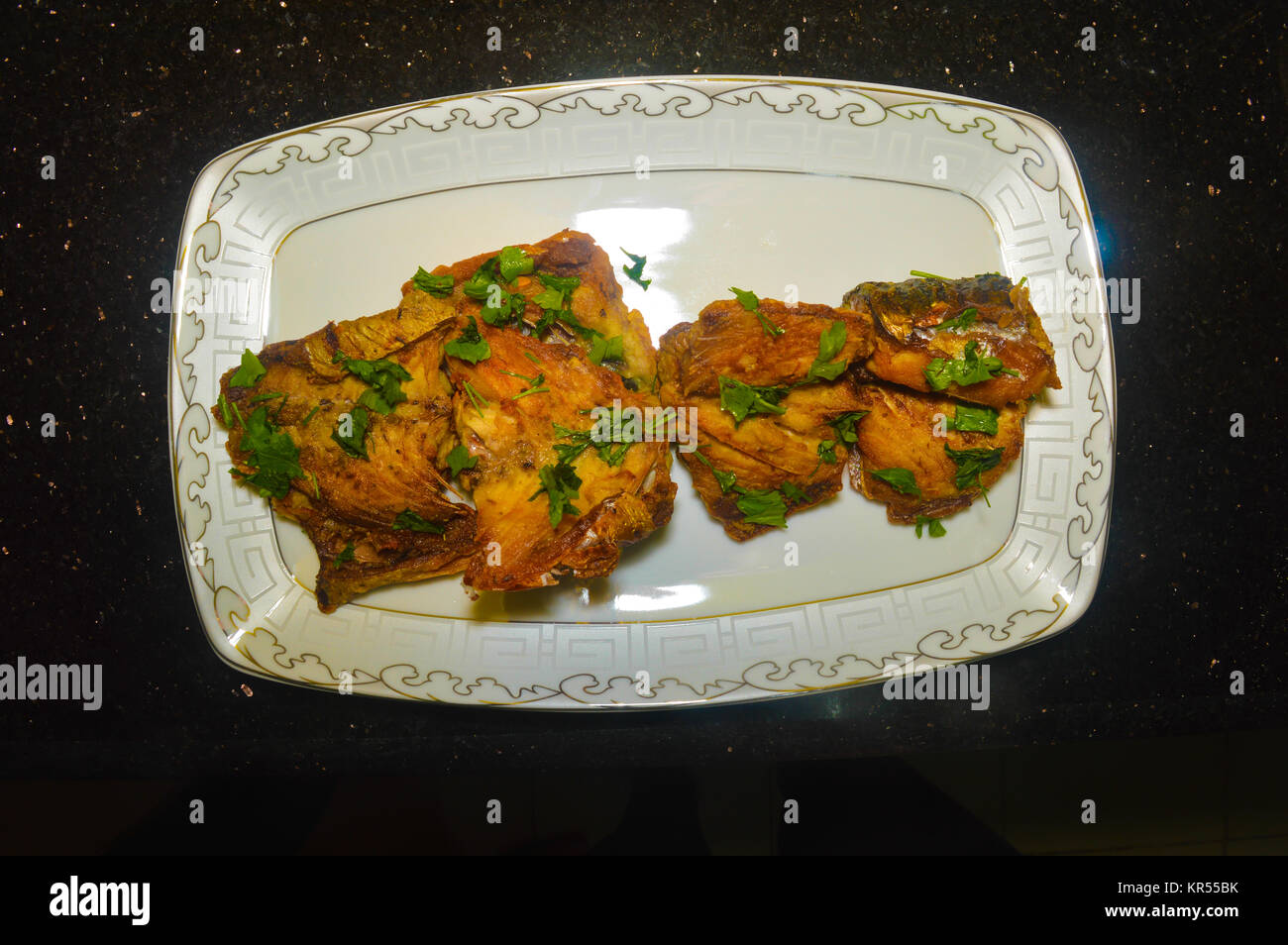 Fried Mackerel Fish Stock Photo - Alamy
