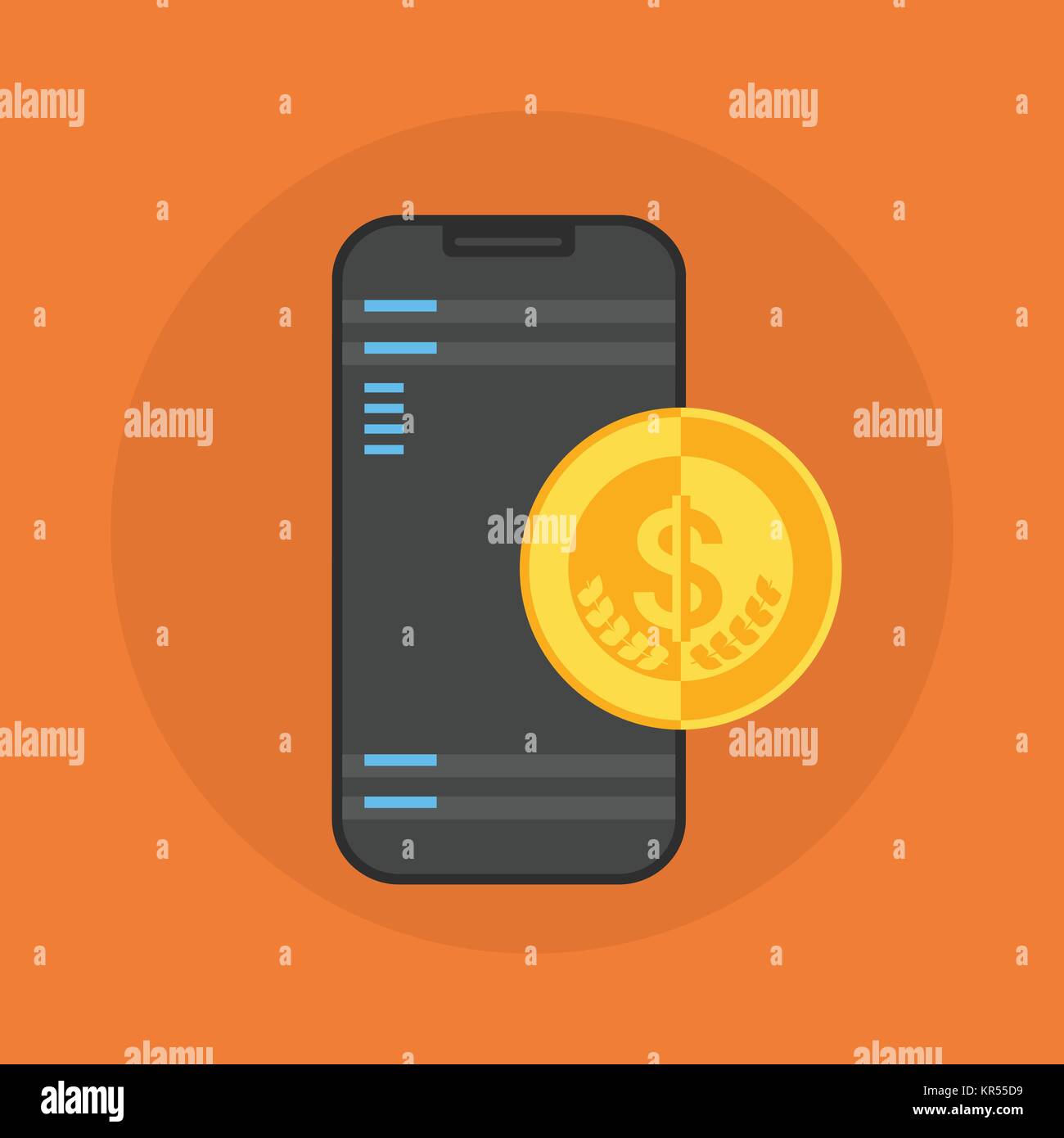 Contactless icon Stock Vector Images - Alamy