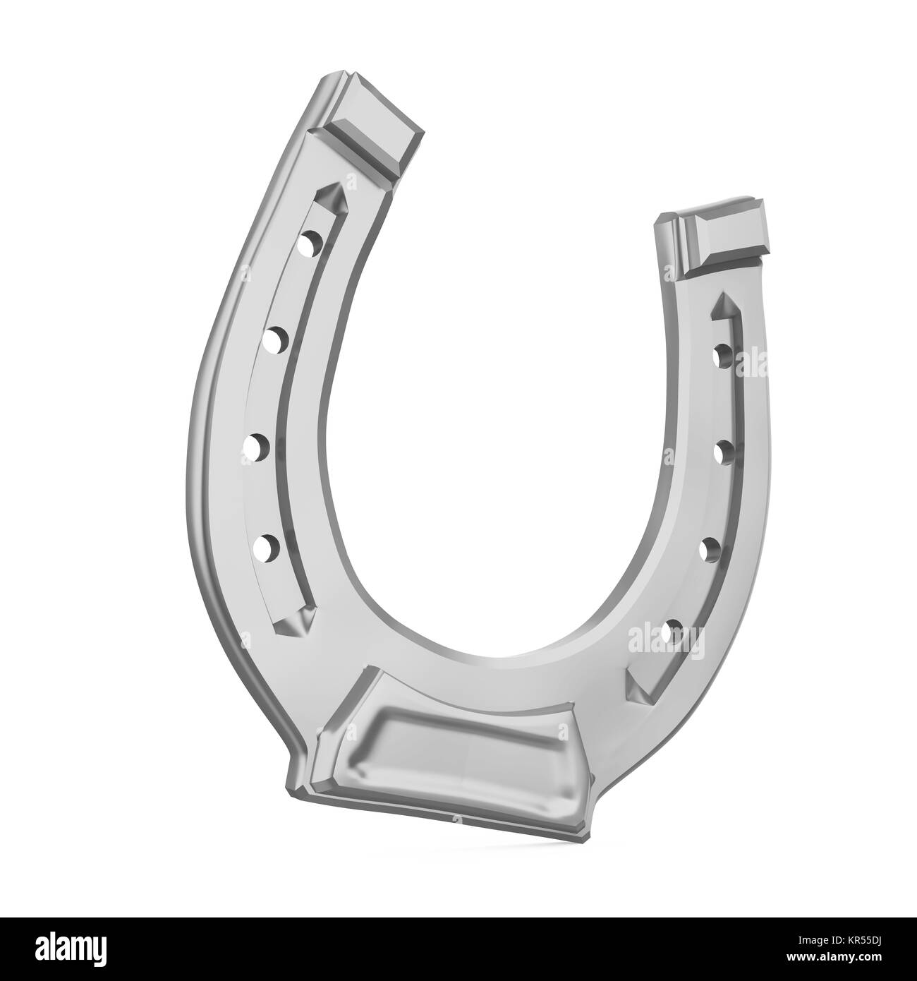 Lucky horseshoe isolated Black and White Stock Photos & Images - Alamy