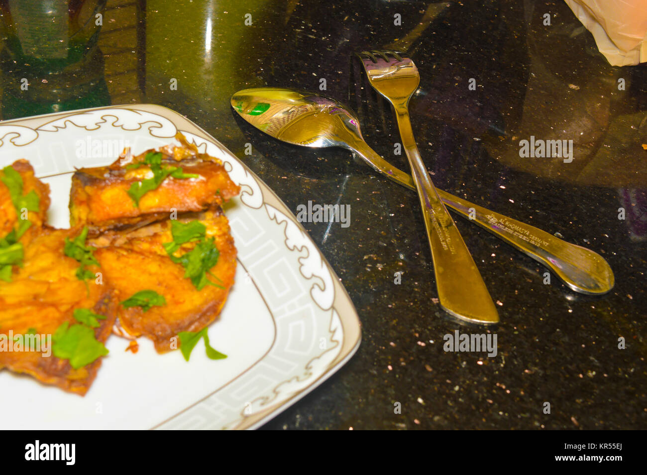 Fried Mackerel Fish Stock Photo - Alamy
