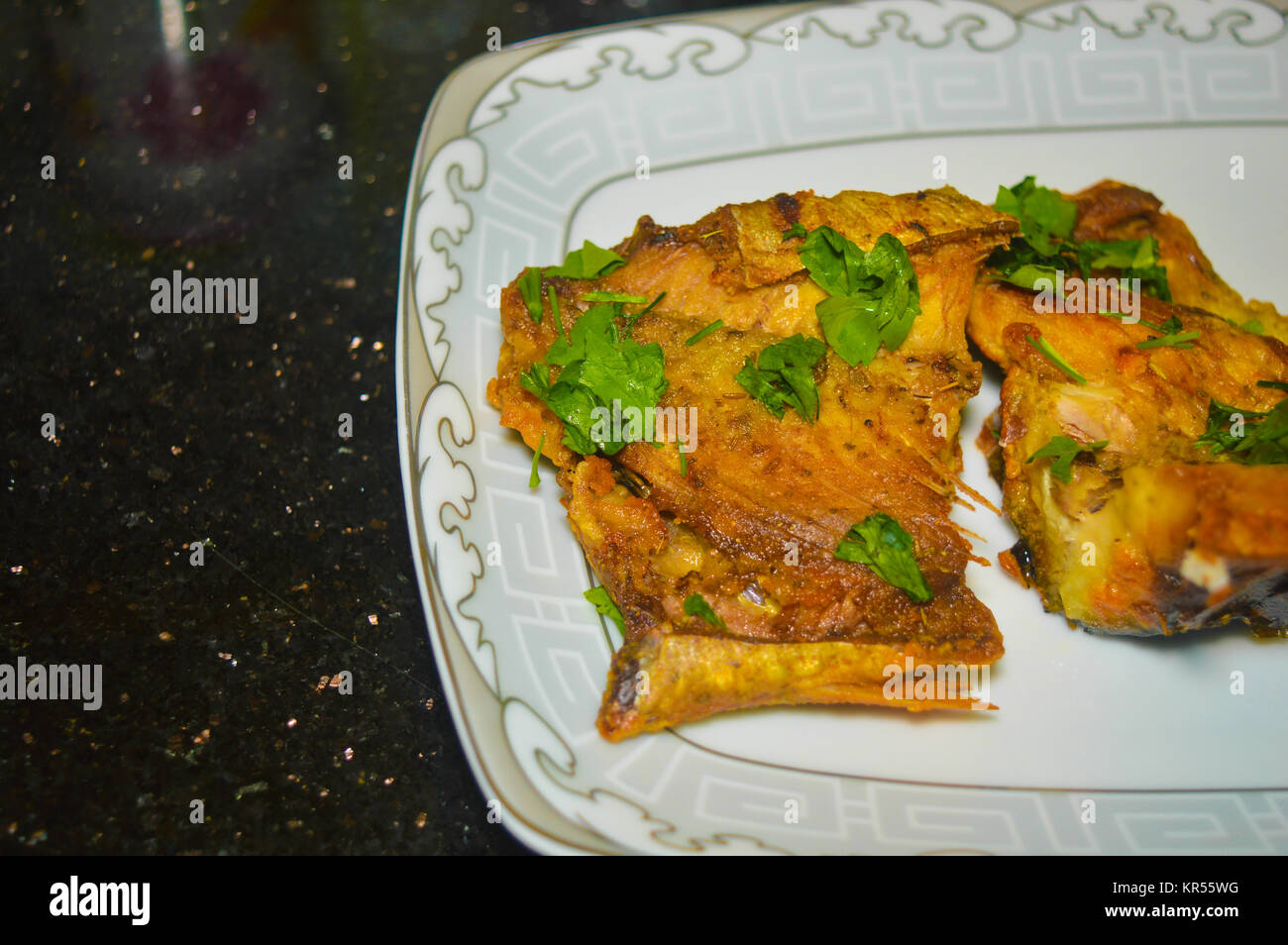 Fried Mackerel Fish Stock Photo - Alamy