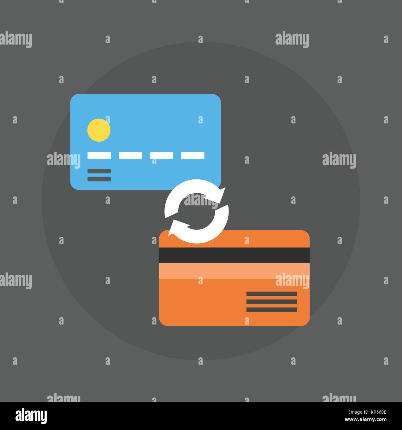 Credit Cards Exchange Icon Money Payment Stock Vector Image & Art - Alamy