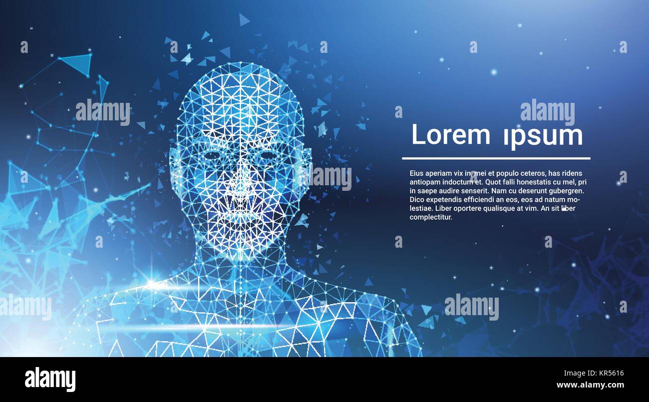 Human Wireframe Head Stock Vector Images - Alamy