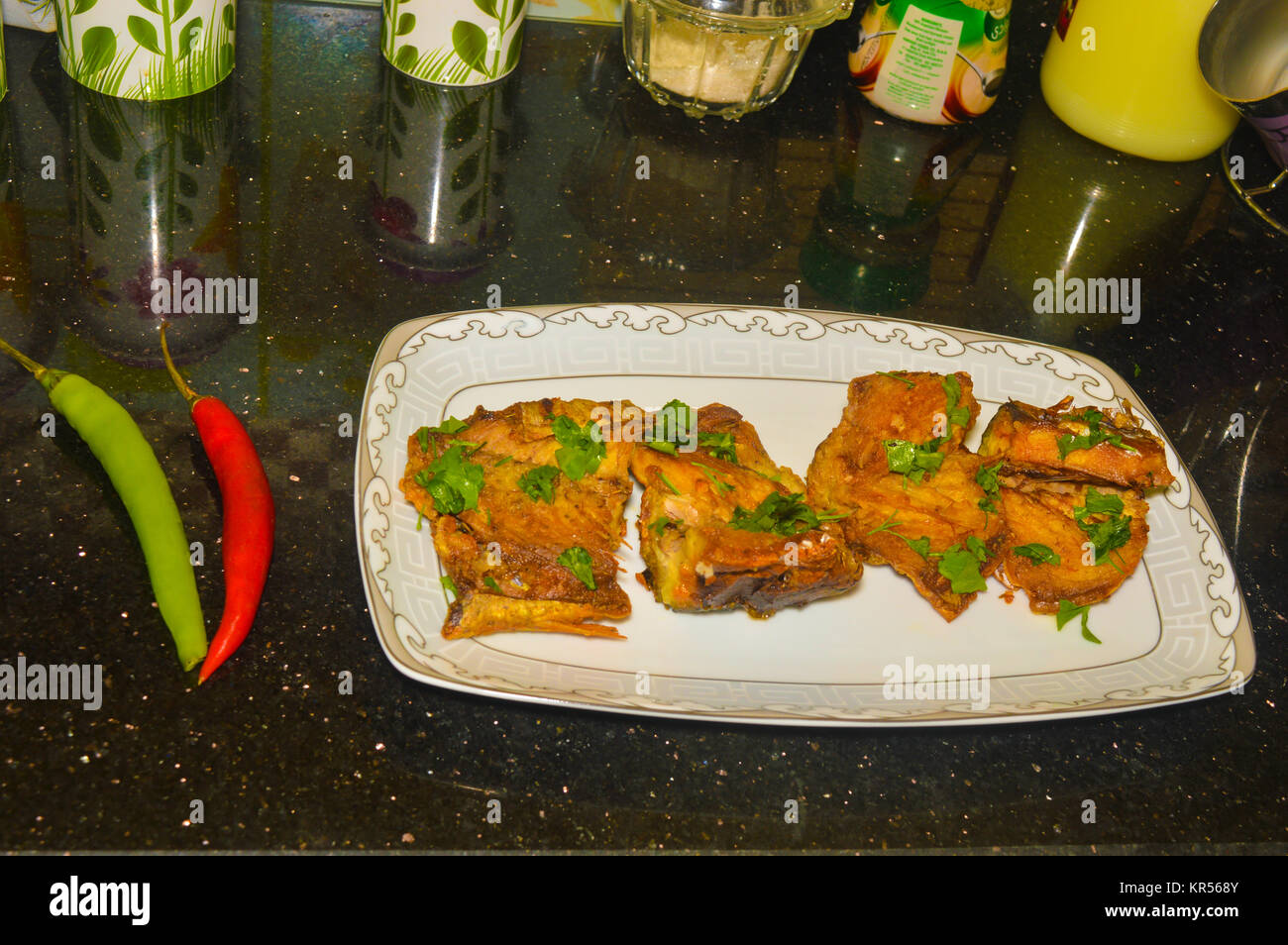 Fried Mackerel Fish Stock Photo - Alamy